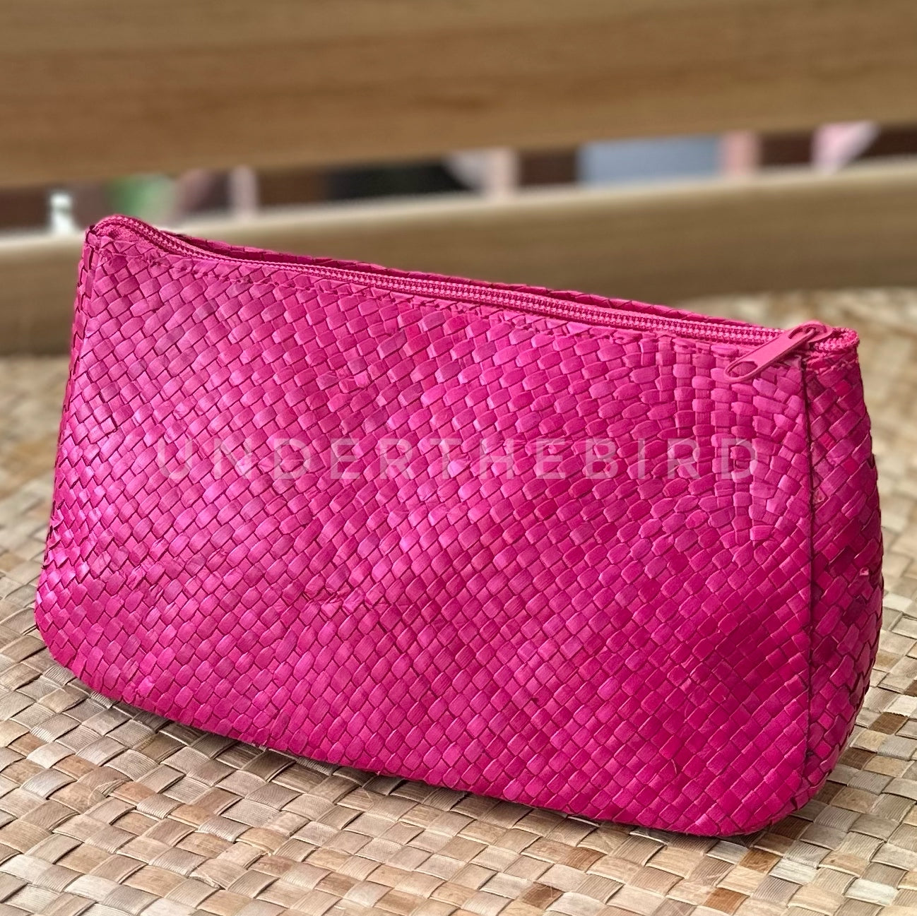Woven Cosmetic Bag Laufala Under The Bird