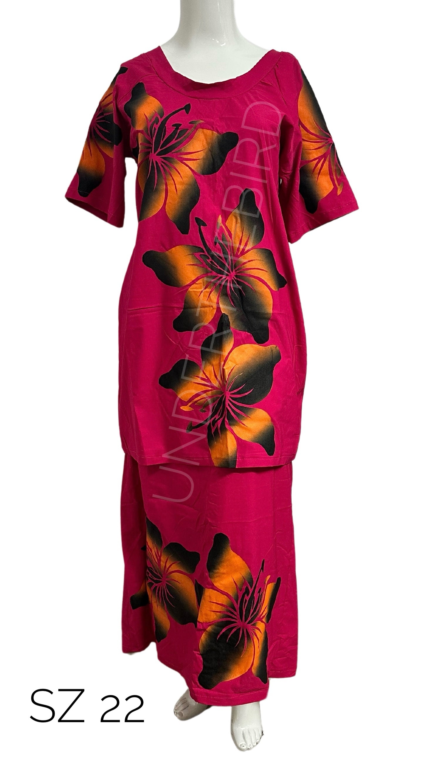 Handprinted Puletasi sz 22 – Under The Bird